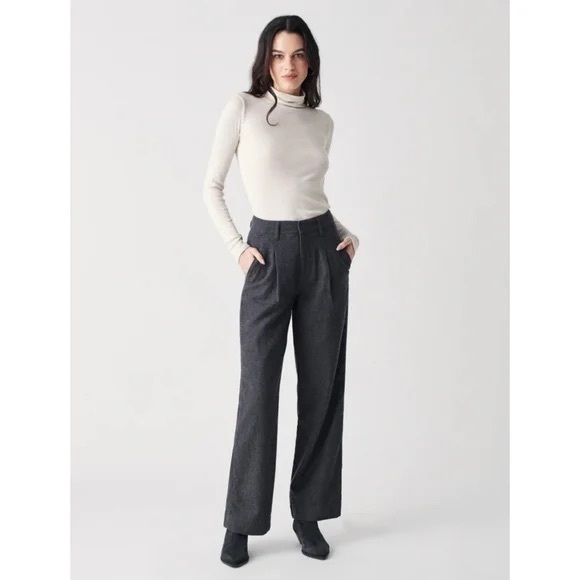 Faherty | Pants & Jumpsuits | New Faherty Rory Pleated Wool Blend Pants ...